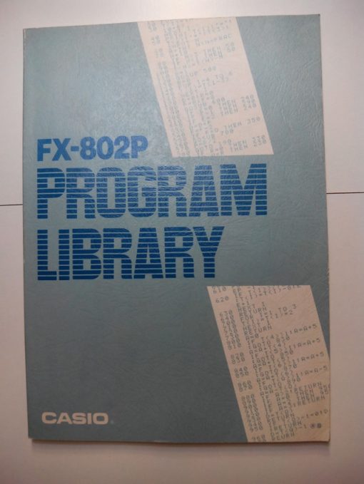 Casio calculator FX-802p with owner manual (nº65) – Casio 880