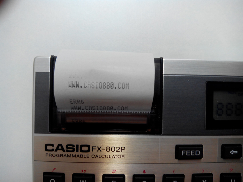 Calculadora Casio FX-802p con Manual (nº65) – Casio 880