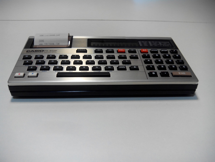 Casio calculator FX-802p with owner manual (nº65) – Casio 880