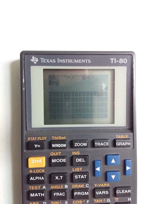 Texas Instruments calculator TI-80 (nº 133) – Casio 880