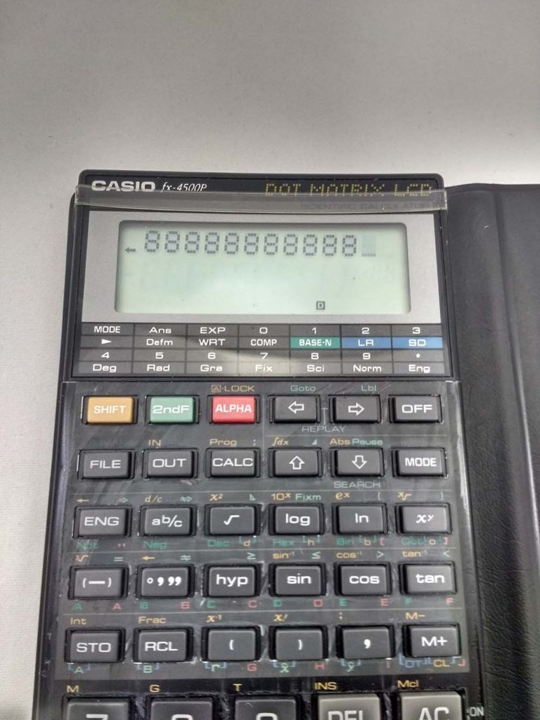 Calculadora Casio FX-4500PA (nº222) – Casio 880