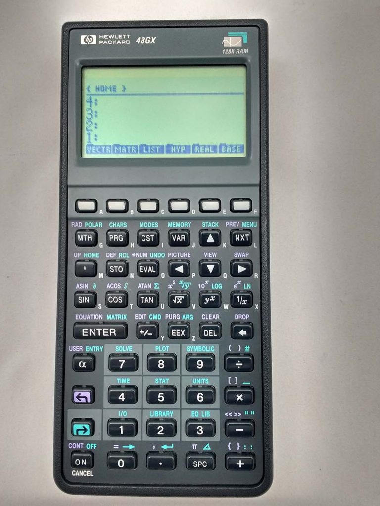 HP Calculator 48GX with case and Message Blooket (nº272) – Casio 880