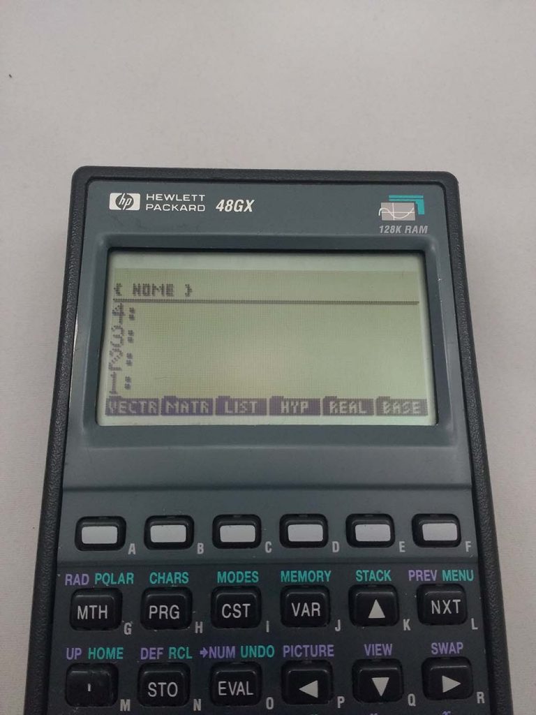 Calculadora HP 48GX LCD NEGRO Reacondicionada (nº300) – Casio 880