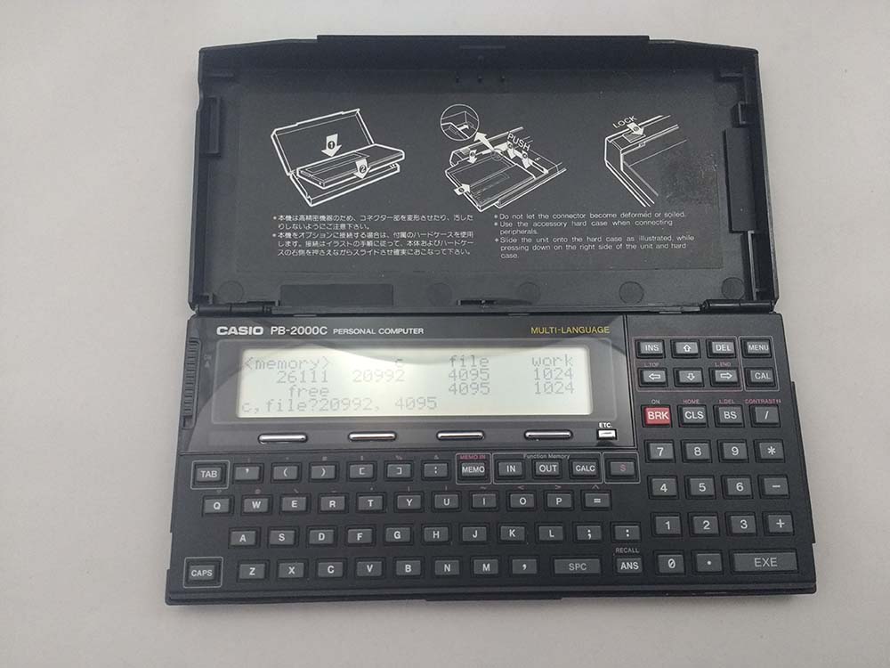 Calculadora Casio PB-2000C (nº 309) – Casio 880