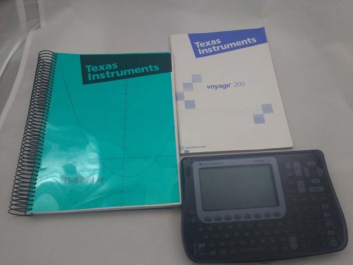 Texas Instruments calculator TI Voyage 200 with manuals (nº 312 ...