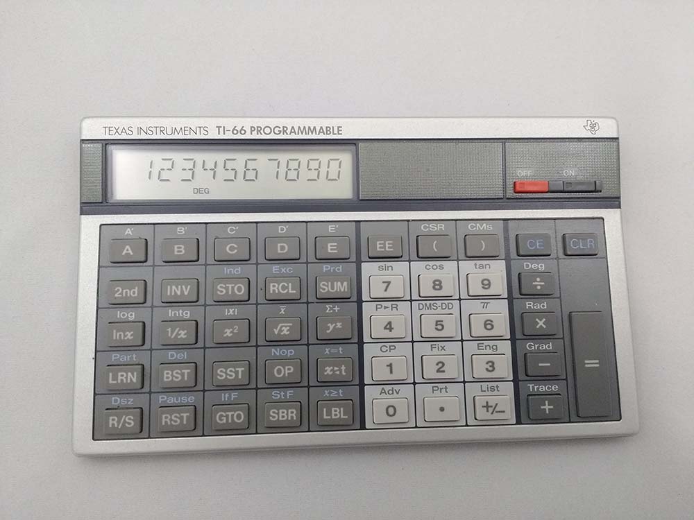 Texas Instruments Calculator Ti 66 With Manuals 321 Casio 880