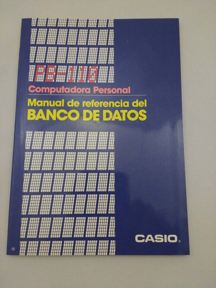 Calculadora Casio PB-110 con manuales (nº 330) – Casio 880