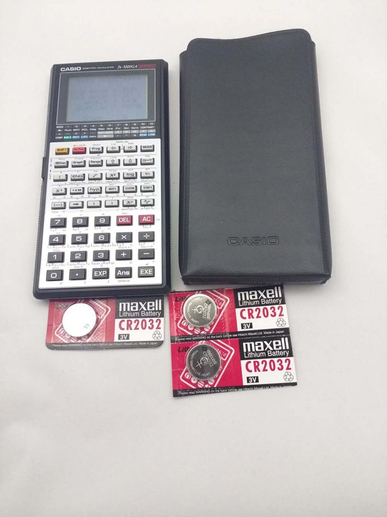 Casio Calculator FX-7000GA with cover (# 343) – Casio 880