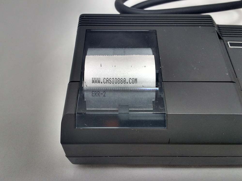 Printer Casio FP-10 # 374 – Casio 880