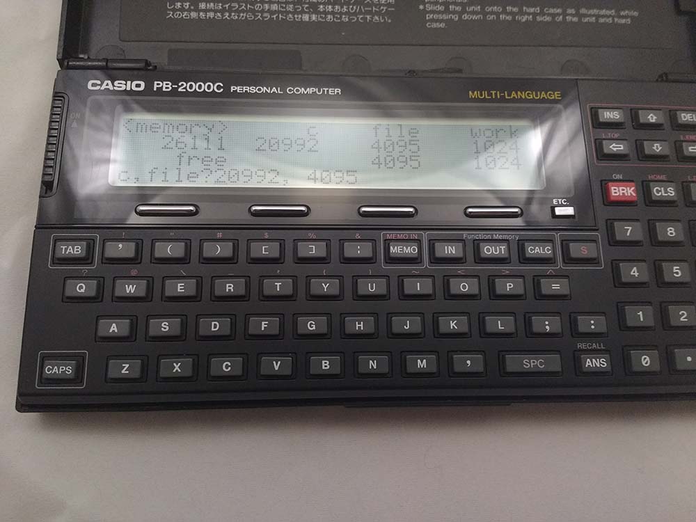 Calculadora Casio PB-2000C # 386 – Casio 880