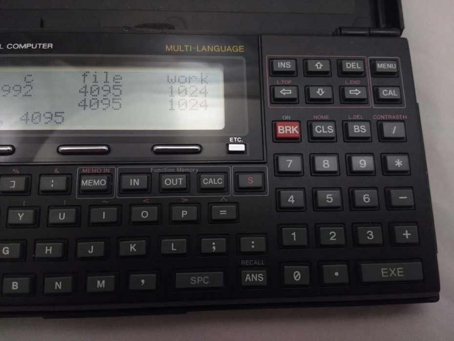 Calculadora Casio PB-2000C con Manuales # 398 – Casio 880