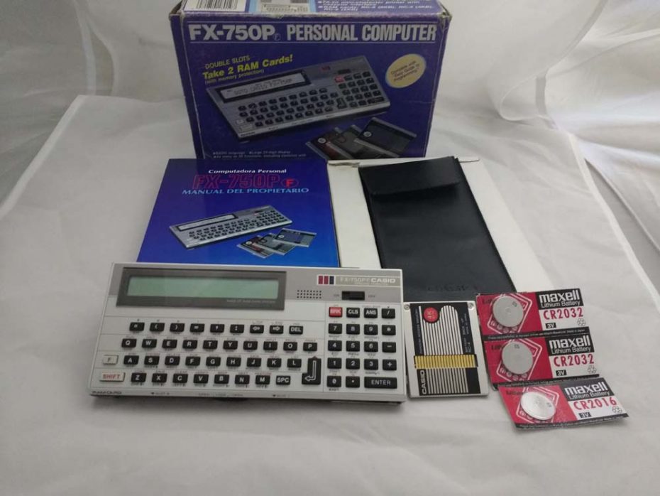Calculadora Casio FX-750P (F) con módulo RC-4, # 407 – Casio 880