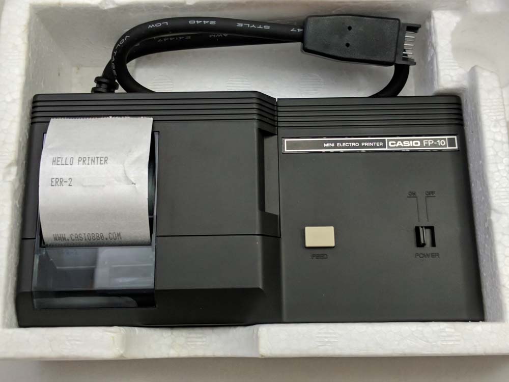Printer Casio FP-10 # 420 – Casio 880