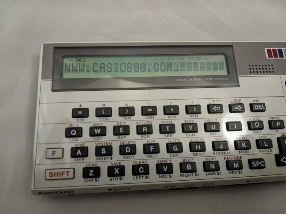 Calculadora Casio FX-750P con módulo RC-4 y funda # 430 – Casio 880