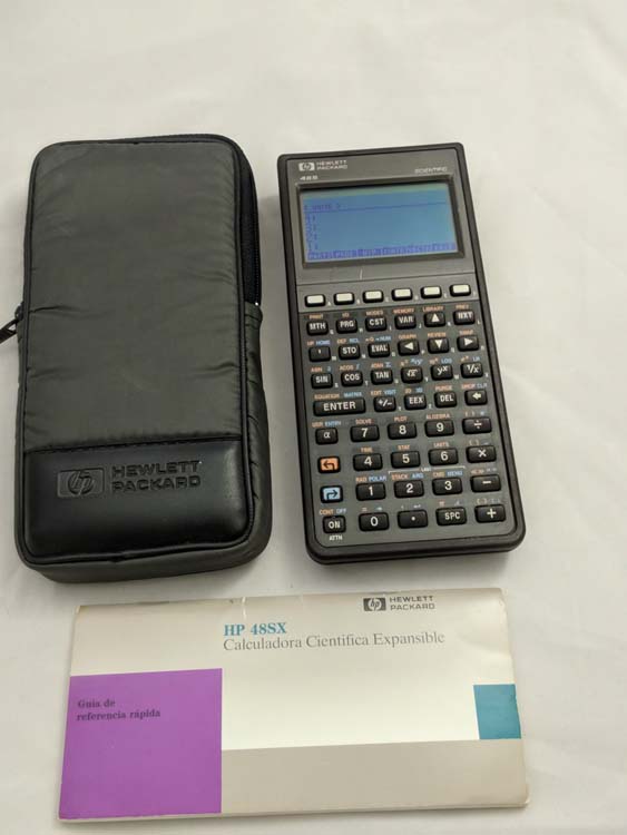 HP Calculator 48SX with case # 453 – Casio 880