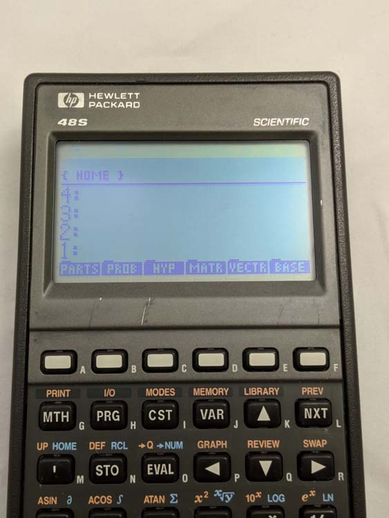 Calculadora HP 48S con funda # 453 – Casio 880