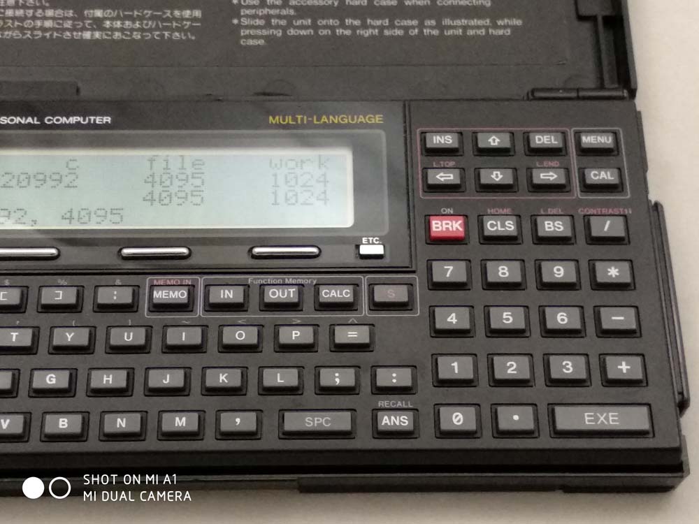 Calculadora Casio PB-2000C # 472 – Casio 880