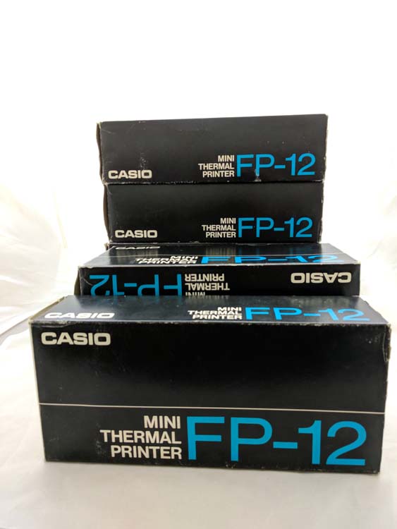 Impresora Casio FP-12 NUEVA batería reemplazada, funcionando # 488 ...