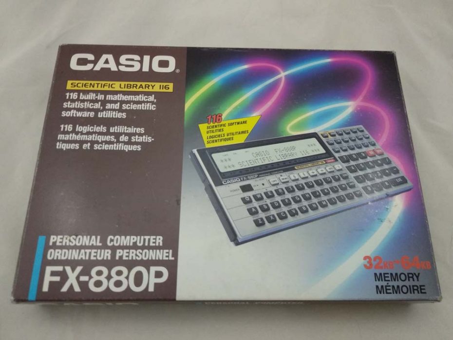 Calculadora Casio FX-880p con Manual # 517 – Casio 880