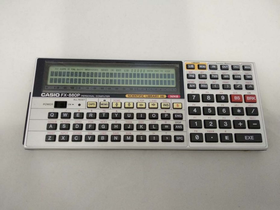 Casio calculator FX-880p # 542 – Casio 880