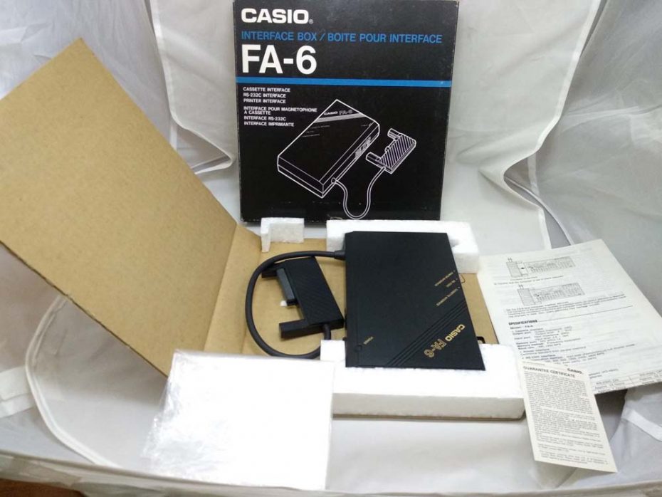 Interface Casio FA-6 # 837 – Casio 880