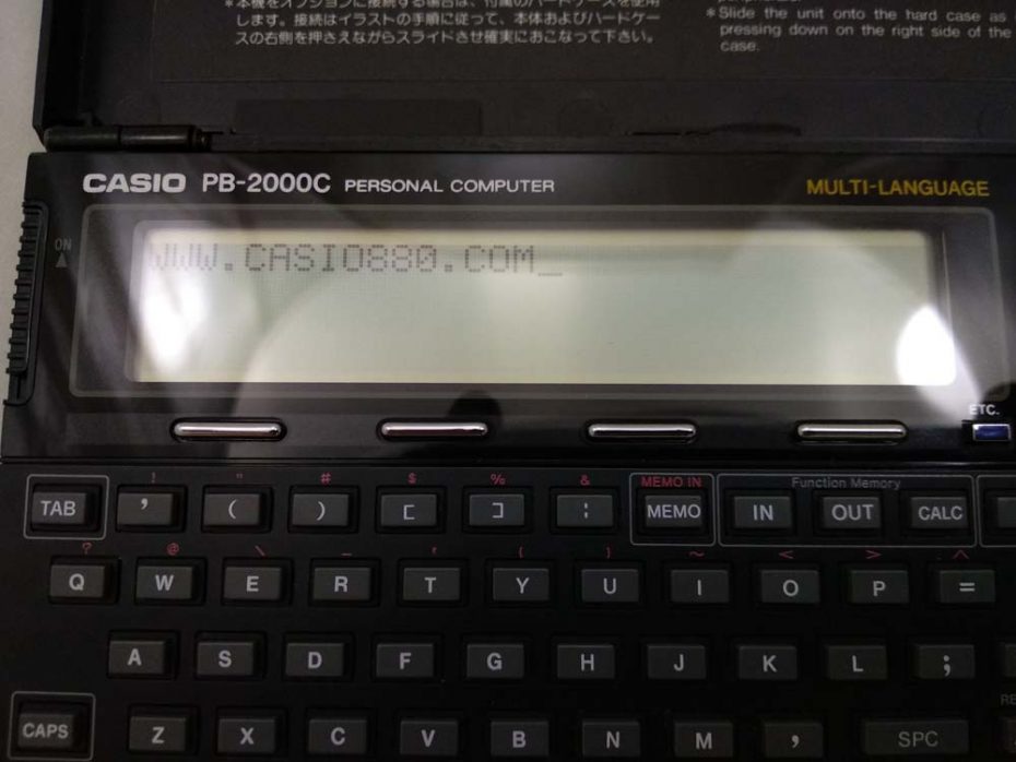 Calculadora Casio PB-2000C # 569 – Casio 880