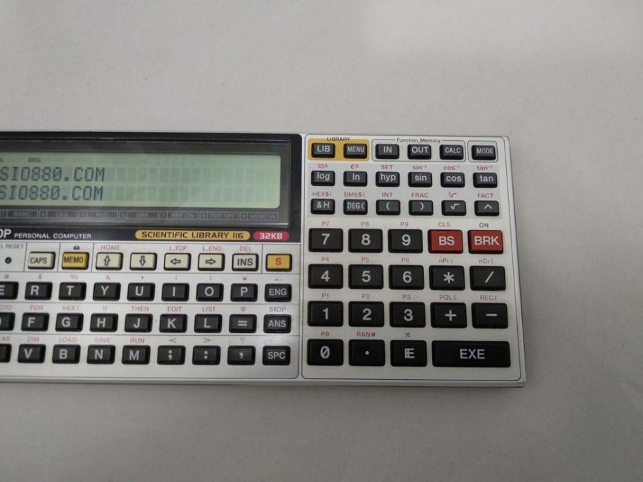 Casio calculator FX-880p # 570 – Casio 880