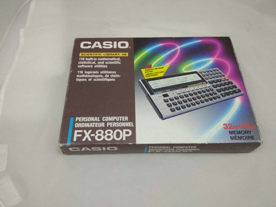 Calculadora Casio FX-880p con Manual # 581 – Casio 880