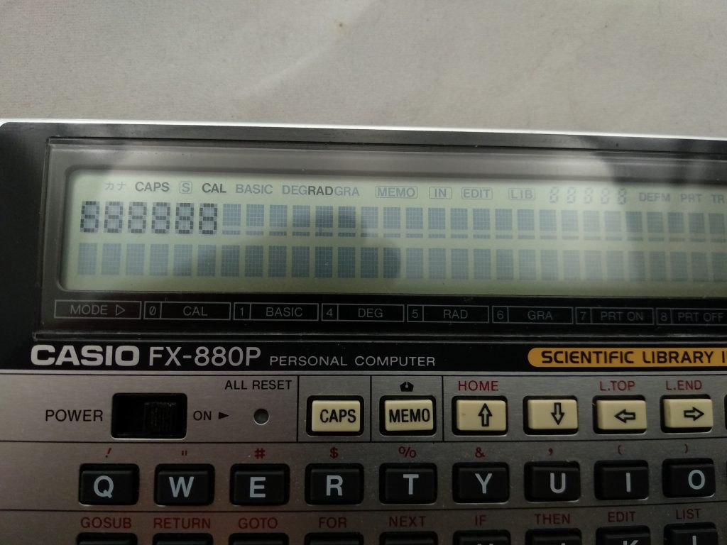 Calculadora Casio FX-880p # 614 – Casio 880