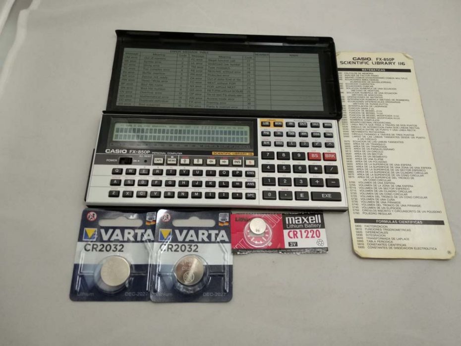 Casio calculator FX-850p # 683 – Casio 880