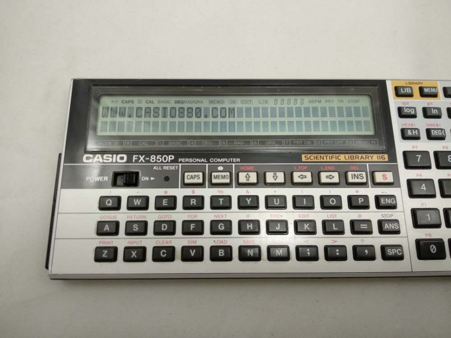 Casio calculator FX-850p # 683 – Casio 880