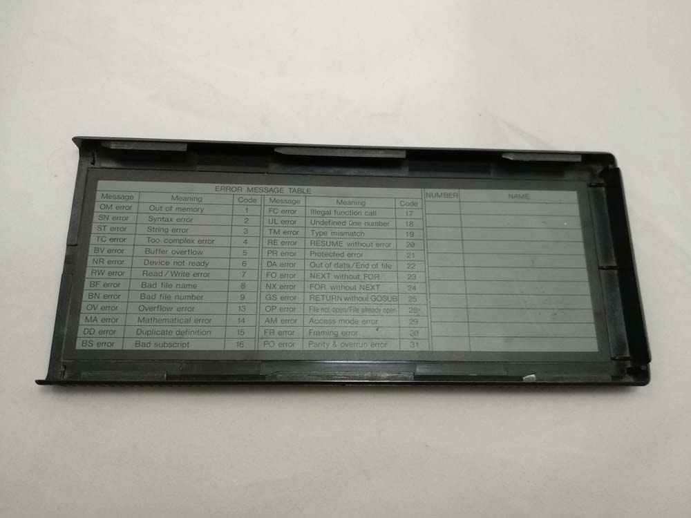 Casio calculator FX-850p # 683 – Casio 880