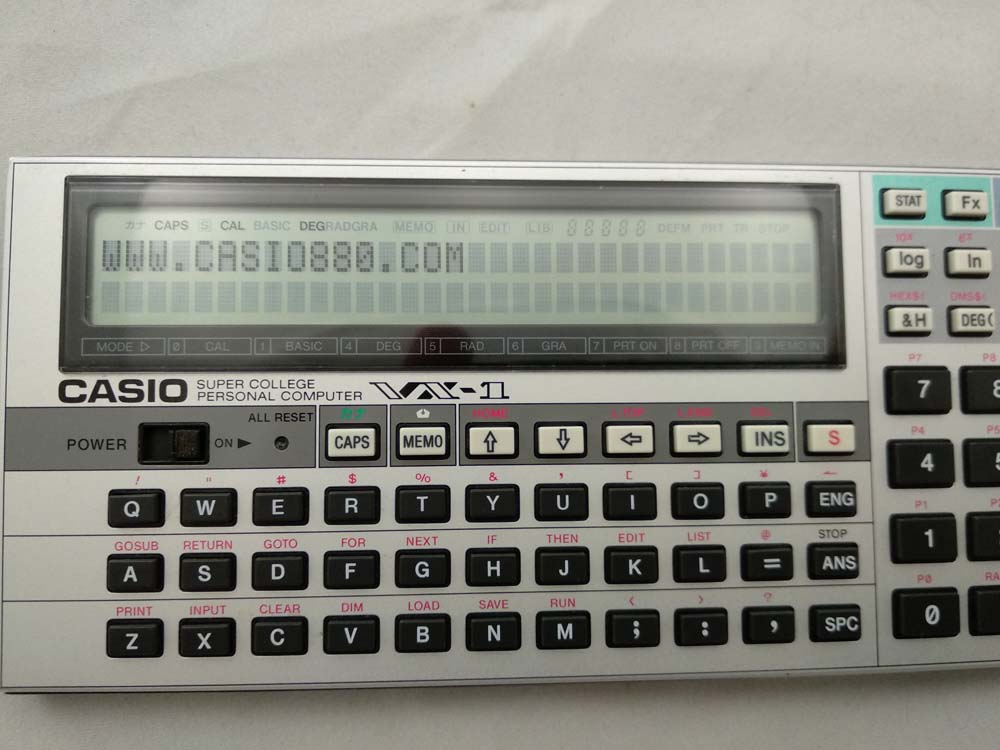 Casio calculator VX-1 # 690 – Casio 880
