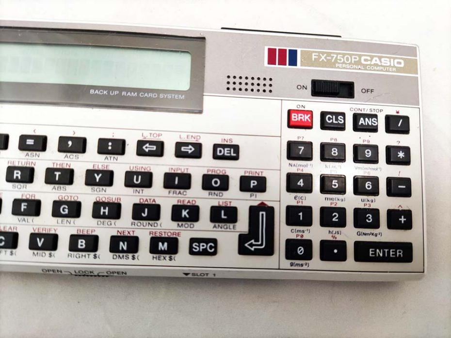 Calculadora Casio FX-750P con módulo RC-4 # 718 – Casio 880