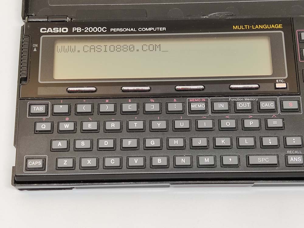 Calculadora Casio PB-2000C con Manuales # 779 – Casio 880