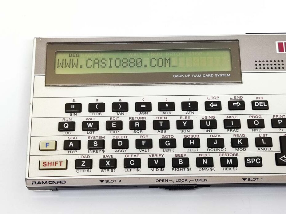 Calculadora Casio FX-750P (F) con módulo RC-4 (4k) # 776 – Casio 880