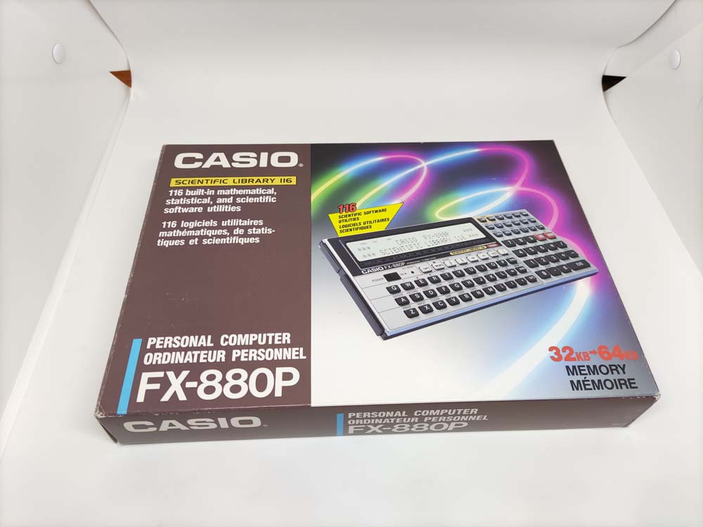 Calculadora Casio FX-880p con Manual # 798 – Casio 880