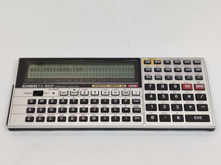 Calculadora Casio FX-880P # 829 – Casio 880