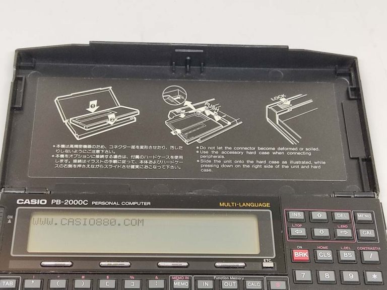 Calculadora Casio PB-2000C # 830 – Casio 880
