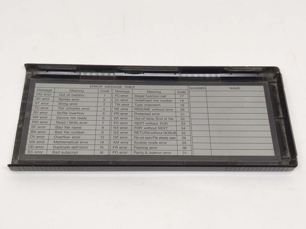 Casio calculator FX-880p # 838 – Casio 880