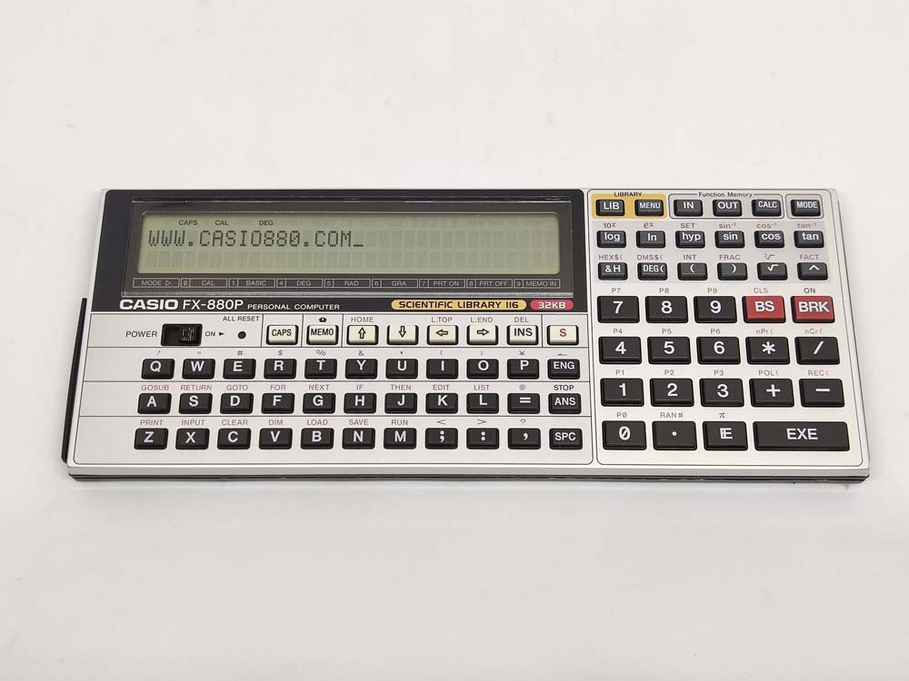 Casio calculator FX-880p # 838 – Casio 880