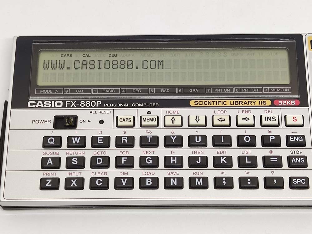 Casio calculator FX-880p # 838 – Casio 880