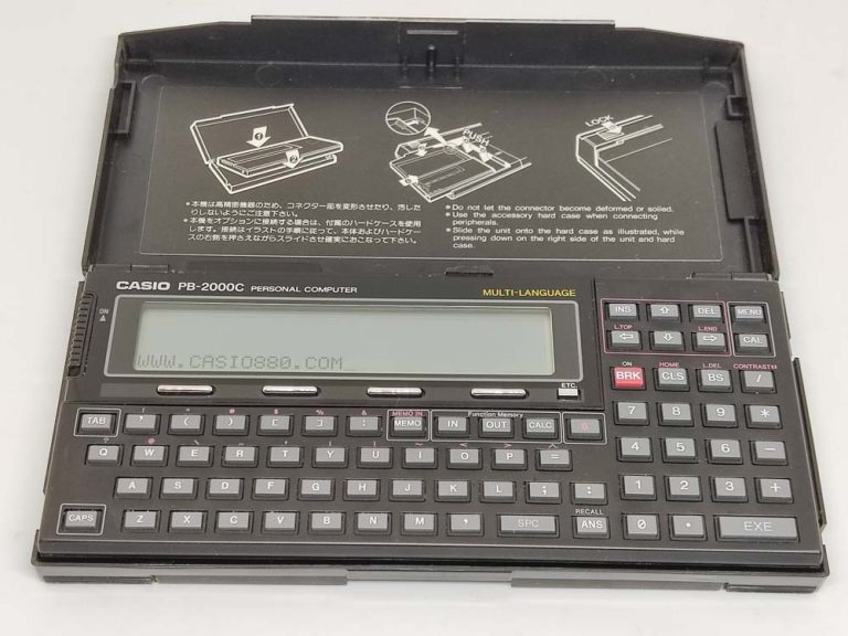 Calculadora Casio PB-2000C # 842 – Casio 880