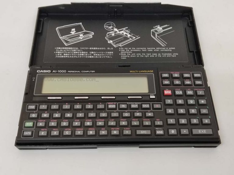 Calculadora Casio AI-1000 con lenguaje LISP # 882 – Casio 880