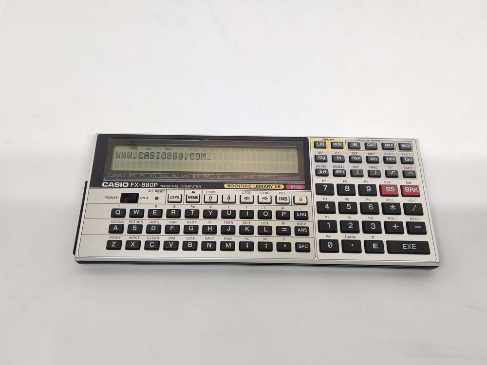 Calculadora Casio FX-880P # 892 – Casio 880