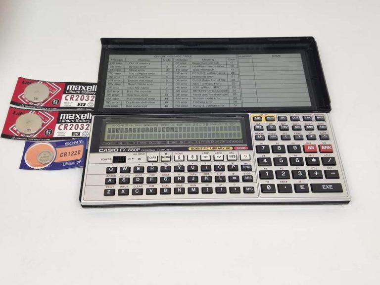 Calculadora Casio FX-880P # 894 – Casio 880